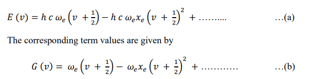 The vibrating Diatomic Molecular :Anharmonic Oscillator – Atomic ...
