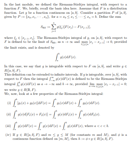 World of Integrals II – Probability I
