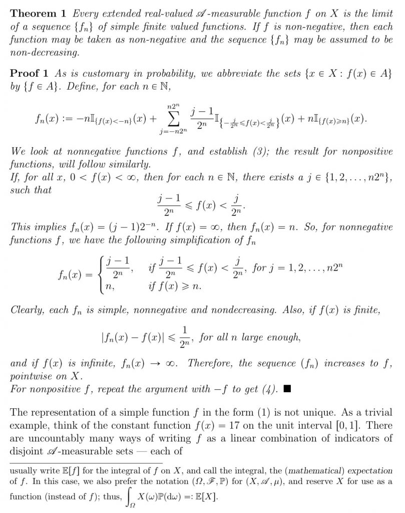 Integration Theory – I – Probability II