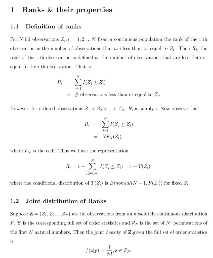 Linear Rank Statistics I – Statistical Inference II