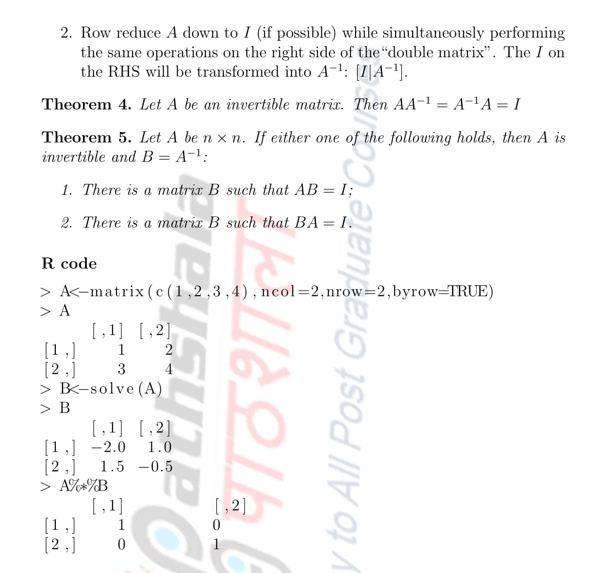 Linear Algebra II – Regression Analysis I