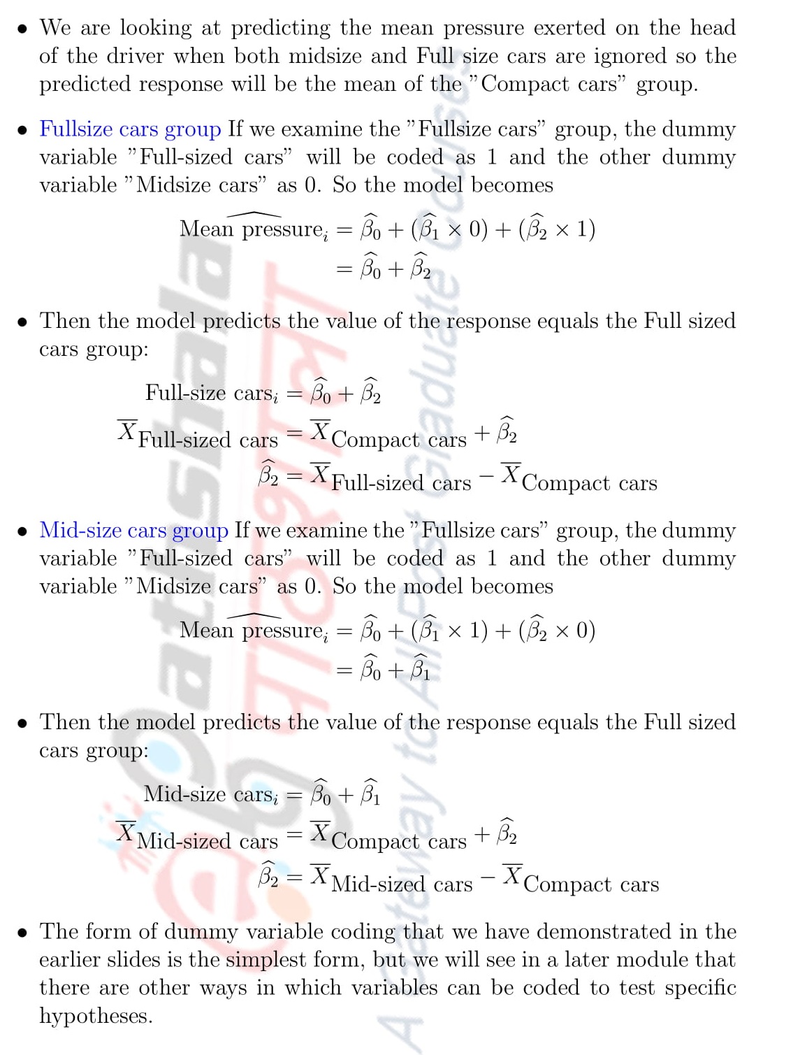 Theory of ANOVA – Regression Analysis I