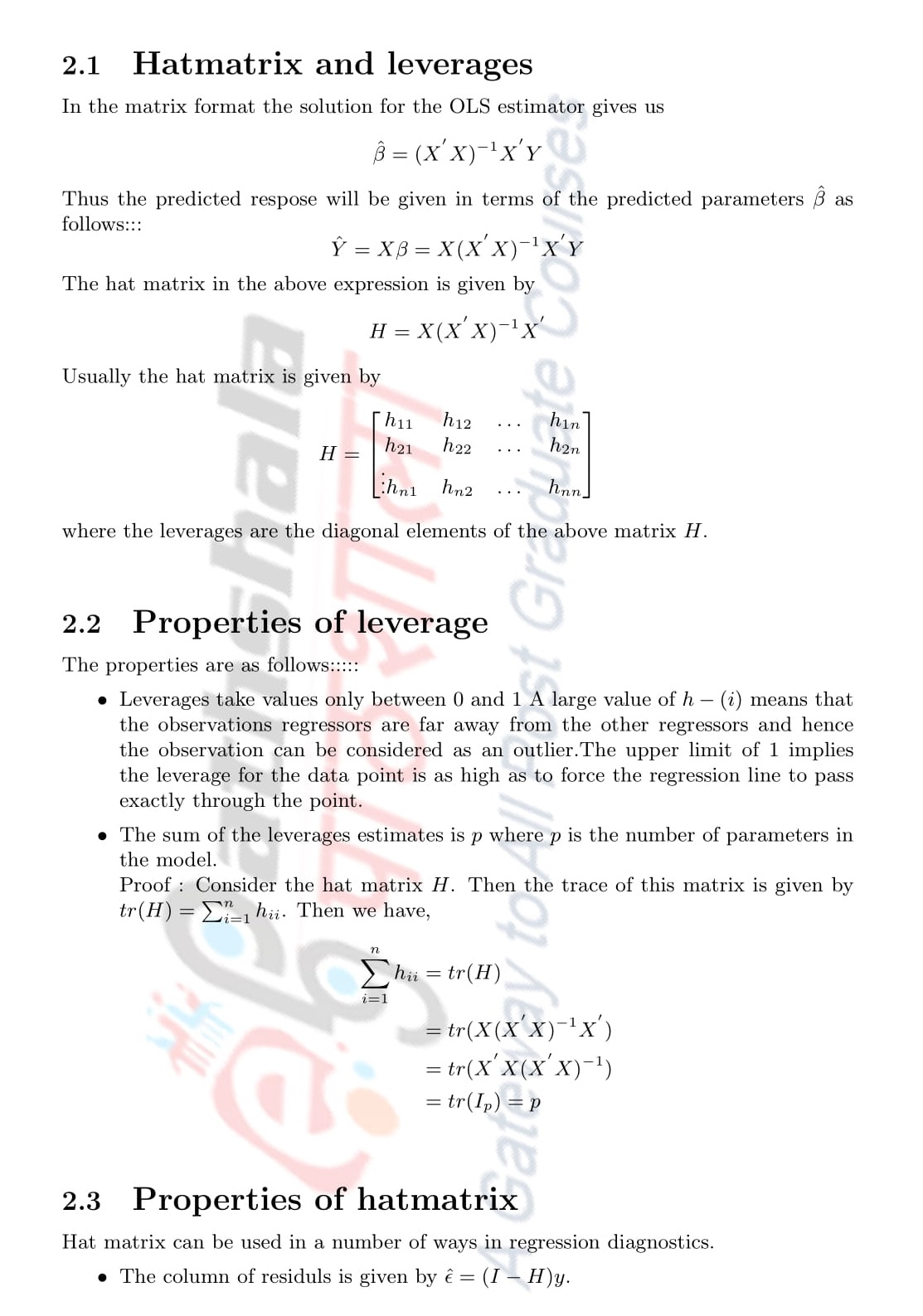 Detection Of Outliers Using R Regression Analysis Ii