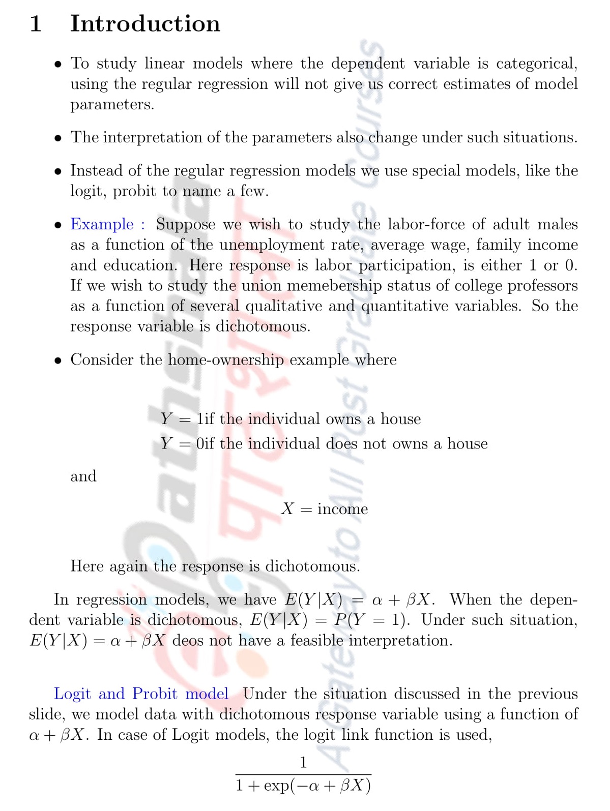 Tobit Model – Regression Analysis II