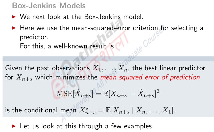 Forecasting – Stochastic processes and time series analysis