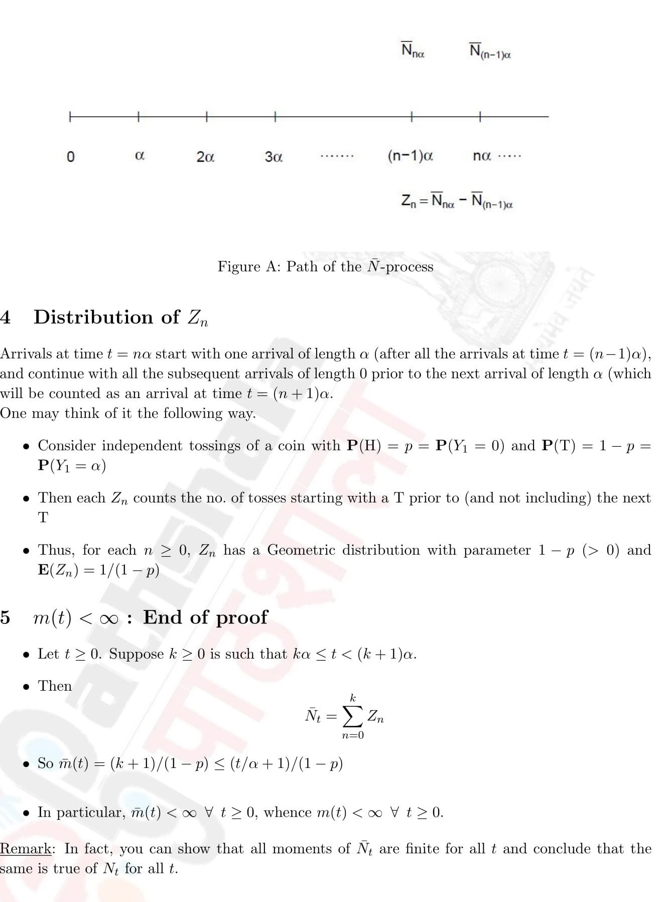Renewal Process – I – Stochastic processes and time series analysis