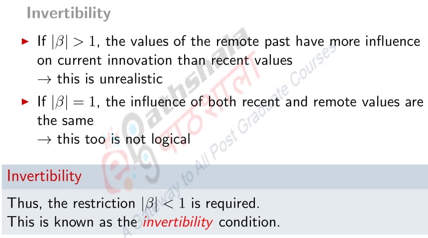 Causality Invertibility And The Maand Ar Processes Stochastic Processes And Time Series Analysis