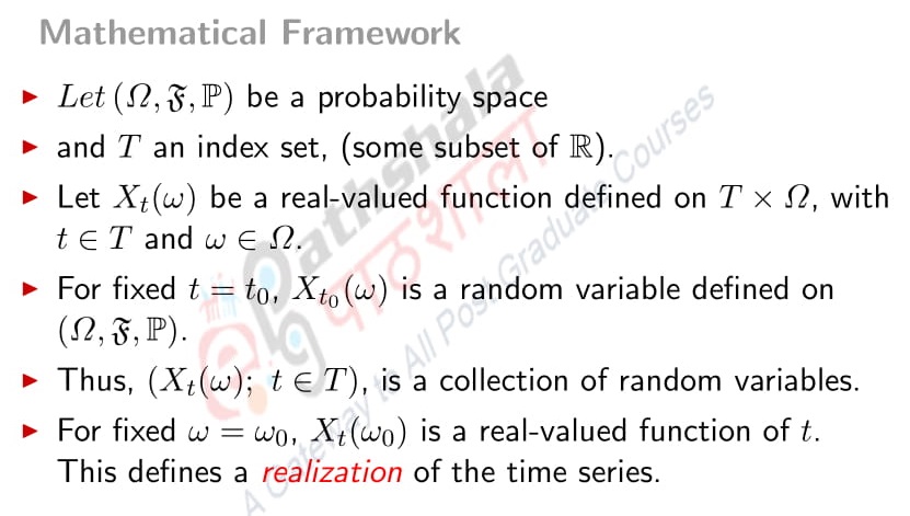 Introduction to Time Series Analysis – Stochastic processes and time ...