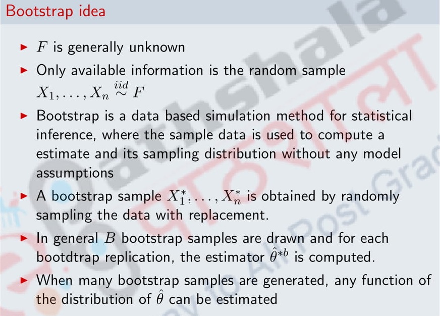 The Bootstrap: Summary – Advanced Data Analysis