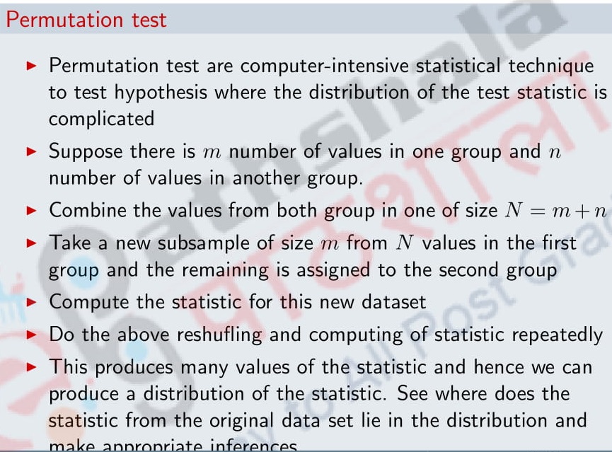 The Bootstrap Summary Advanced Data Analysis