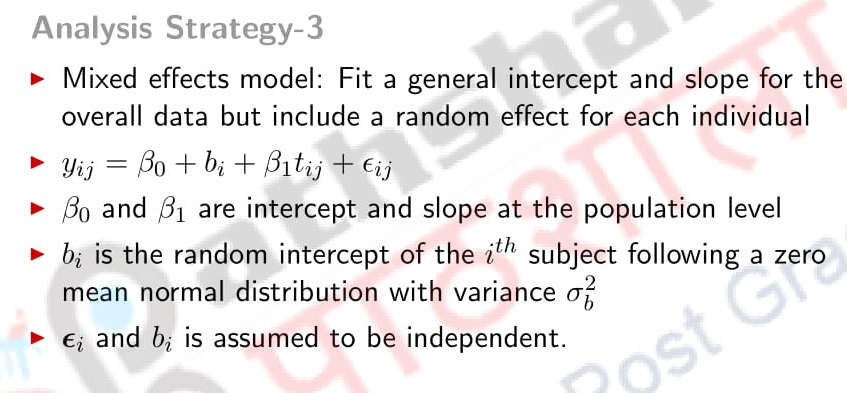 Linear Mixed Model for LongitudinalData Analysis-1 – Advanced Data Analysis