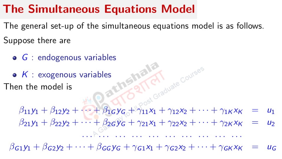 Simultaneous Equations Model : An Introduction – Econometrics and financial time series